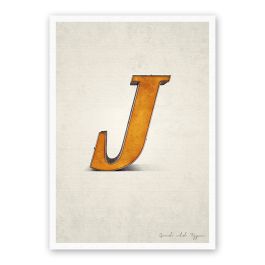 Postkarte Buchstabe J | Good Old Friends | Initialen