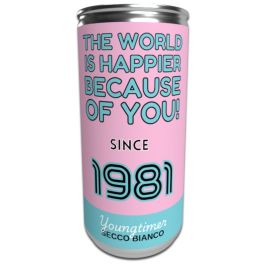 Secco Bianco HAPPIER SINCE 1981 - Jahrgangsgeschenk