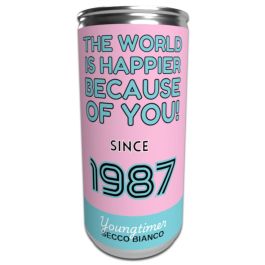 Secco Bianco HAPPIER SINCE 1987 - Jahrgangsgeschenk
